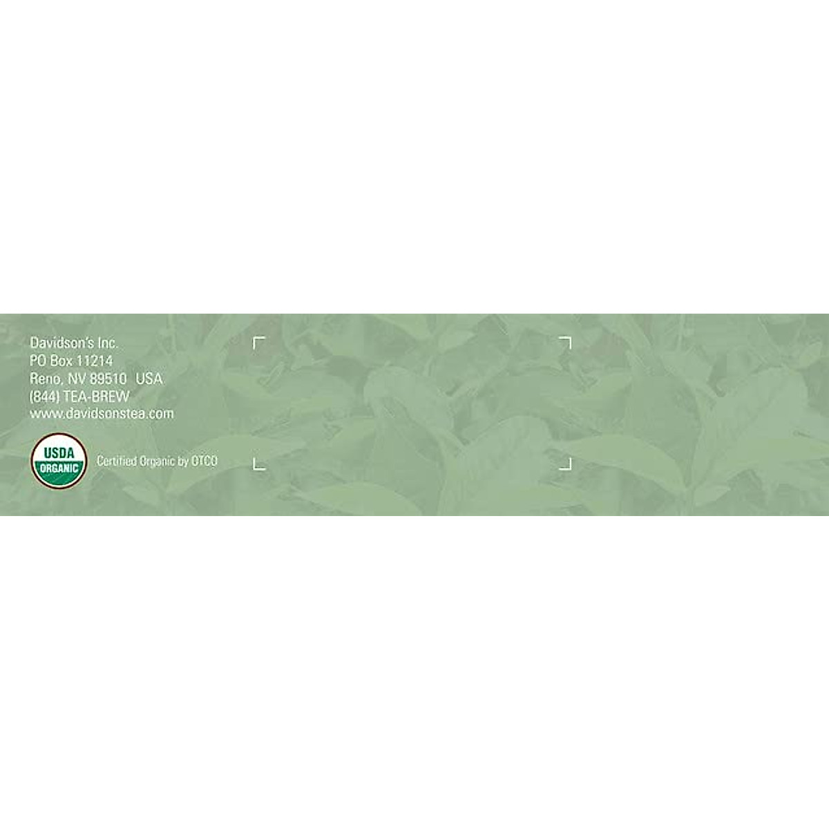 Davidson's Organics, Moringa Chamomile Lavender, 100-count Unwrapped Tea Bags