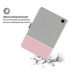 Viclowlpfe All-New Amazon Fire 7 Tablet Case, Fire Tablet 7 Case (Compatible with 12th Generation, 2022 Release), Slim Fit Lightweight Leather Smart Case with Auto Wake/Sleep, Streak