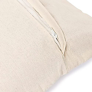 REDEARTH Boho Textured Throw Pillow -Cushion Covers Woven Tufted Decorative Farmhouse Cases set for couch, sofa, bed, chair, dining, patio, outdoor; 100% Cotton (18"x18", Precis Descant) Pack of 2