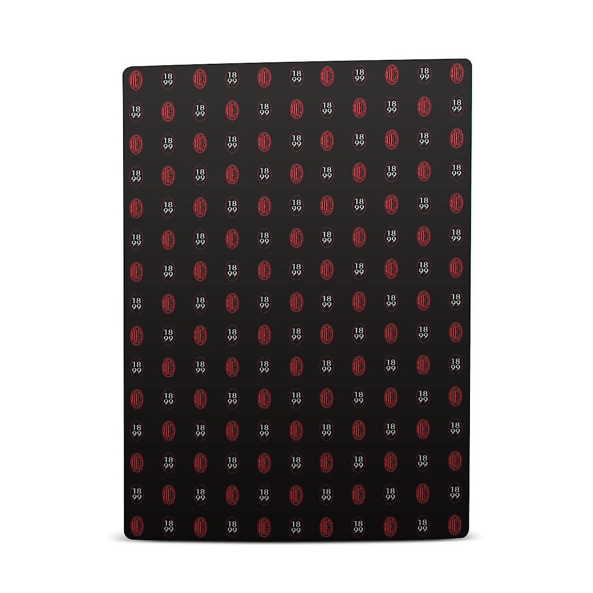 Head Case Designs Officially Licensed AC Milan Pattern Logo Art Vinyl Faceplate Sticker Gaming Skin Decal Cover Compatible With Sony PlayStation 5 PS5 Digital Edition Console