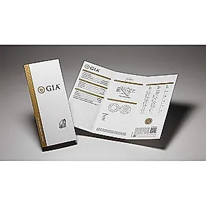 2.5 Carat 14K Yellow Gold GIA Certified Round Cut Diamond Earrings 4 Prong Screw Back Premium Collection (G-H Color, SI1-SI2 Clarity) - Ideal Cut