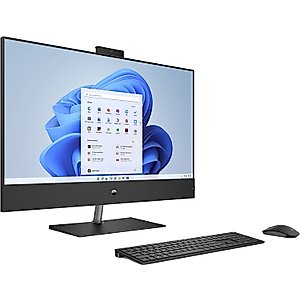 HP Pavilion 32 Desktop 512GB SSD 32GB RAM Win 11 PRO (Intel 12th gen i7 CPU with Eight cores and Turbo to 4.70GHz, 32 GB RAM, 512 GB SSD, 31.5" 4K UHD (3840x2160), Win 11 PRO) PC Computer All-in-One
