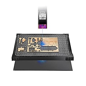 Honeycomb Working Table, The Accessories for Laser Cutter, for Fast Heat Dissipation and Desktop-Protecting, Compatible with All Laser Cutter, 15.7"x 15.7"x 0.86"