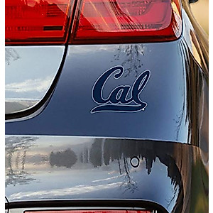 Nudge Nudge Printing University of California Berkeley Sticker Golden Bears Blue Cal Script Cursive Logo Car Decal Heavy-Duty Officially Licensed NCAA Vinyl for Bumpers, Window, Laptops, or Coolers