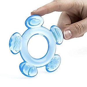 Nuby 3 Step Soothing Teether 3 Piece Set, BPA Free - Assorted Color