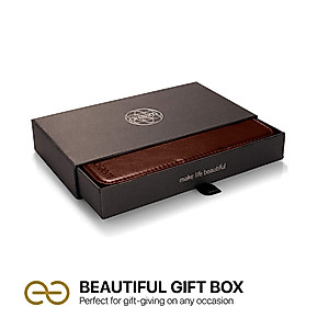 Dreem Fibonacci 2-in-1 Wallet Case for Apple iPhone 12 Mini - Luxury Vegan Leather, Magnetic Detachable Shockproof Phone Case, RFID Card Protection, 2-Way Flip Stand - Coffee