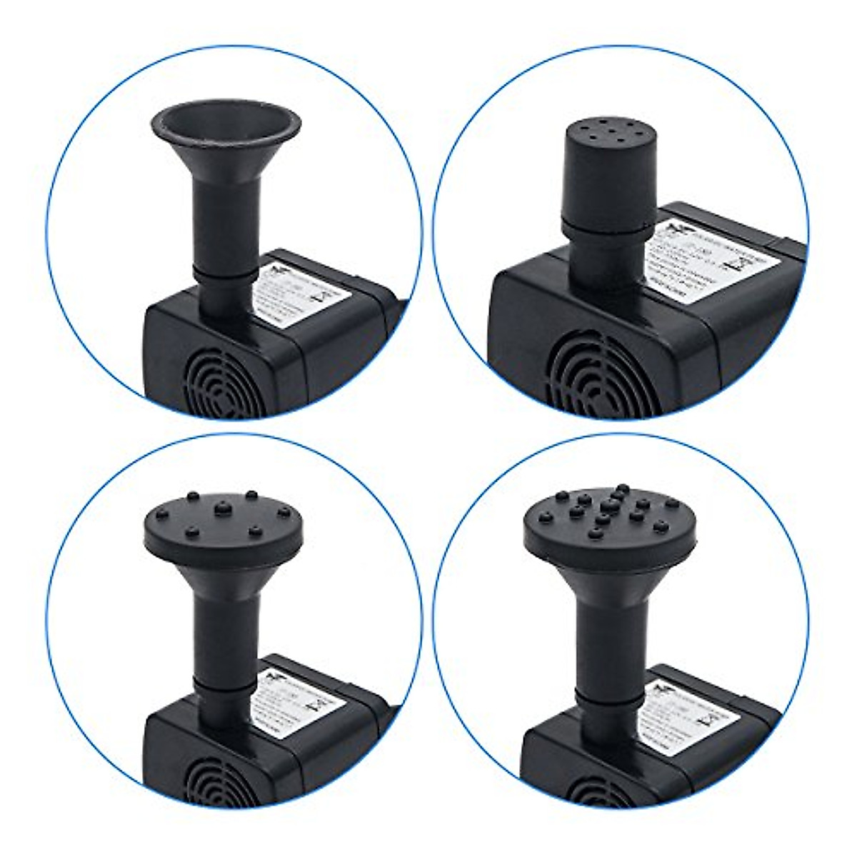 MASO 7V 1.4W 180L/H Solar Panel Powered Water Feature Pump Garden Pool Pond Aquarium Fountain Brushless for Bird Bath Pond Pull Garden - Power Pump：JT-180（CE/ROHS/IP68） DC7V，140MA