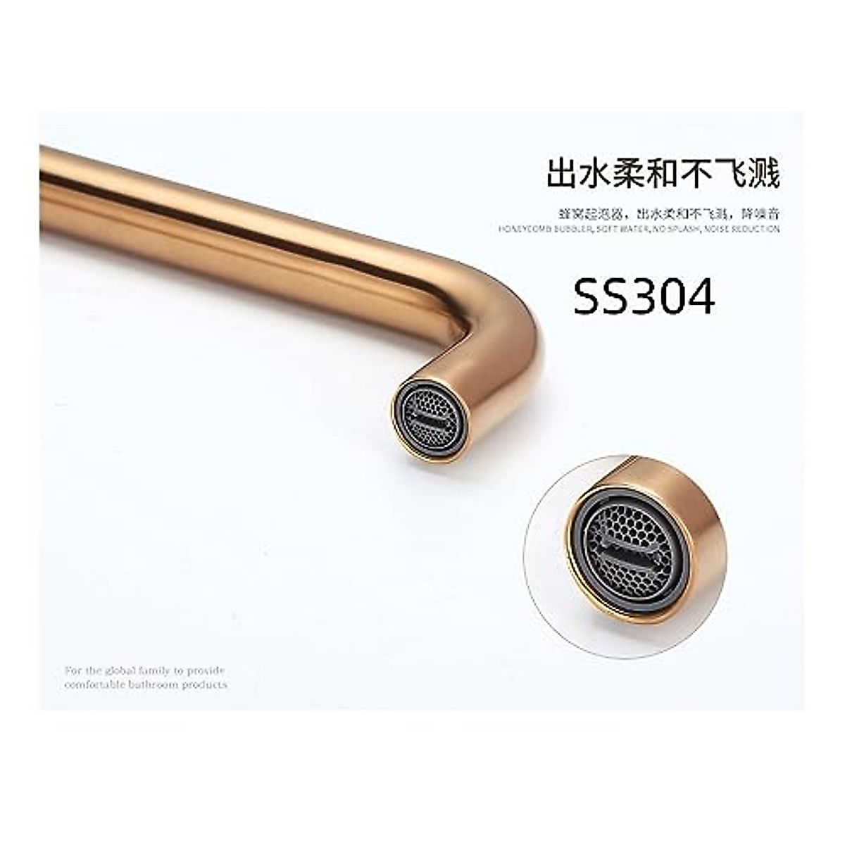 UDWTMTPRT Rotation Basin Tapware Bath Mixer Sink Tap Kitchen Faucet Torneiras De Cozinha para Pia De Banheiro Toilet Bathroom Accessories (Color : Chrome)