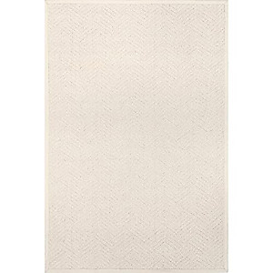 nuLOOM Natural Textured Suzanne Area Rug, 10x14, Cream