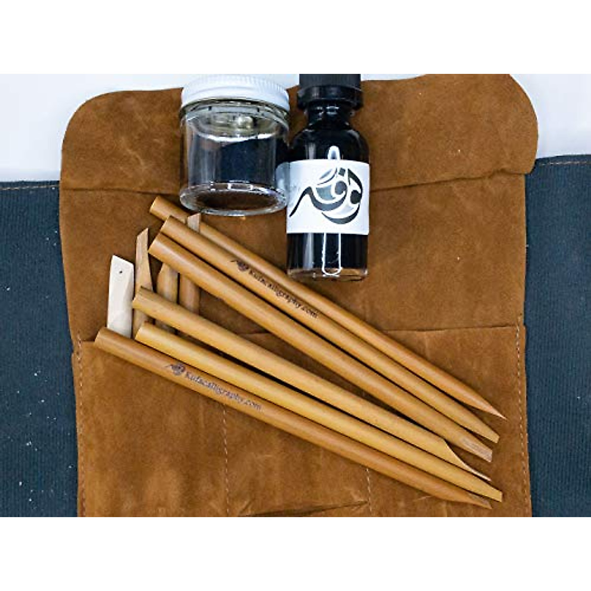 Arabic calligraphy set of 10 bamboo (Qalam)