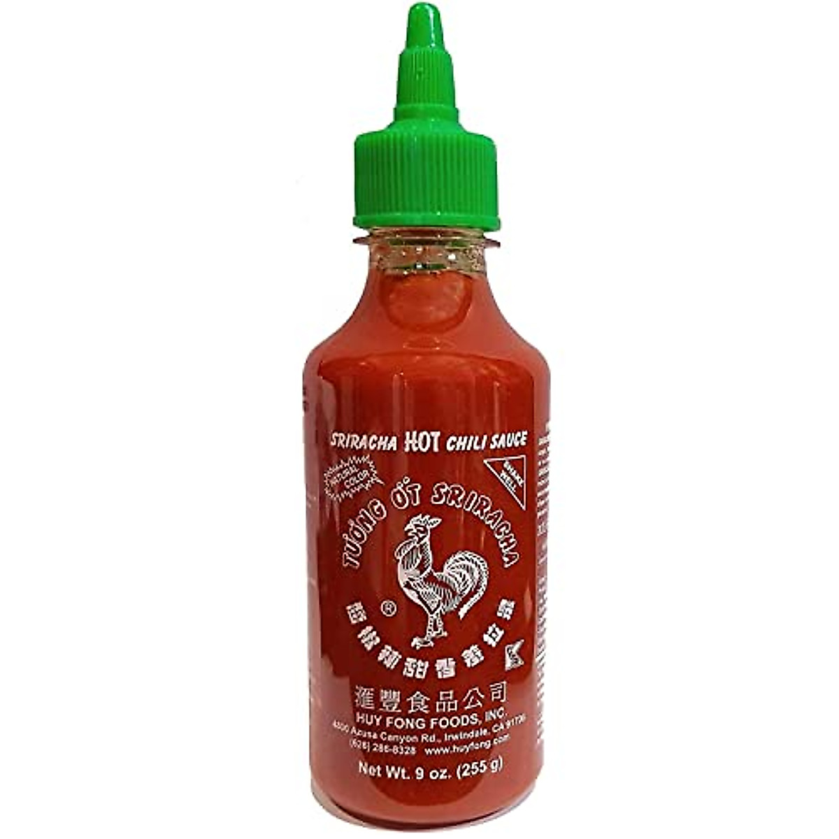 Huy Fong, Sriracha Hot Chili Sauce, 9 Ounce Bottle