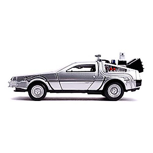 Jada Toys Back to The Future Part II 1:32 Time Machine Die-cast Car, Toys for Kids and Adults