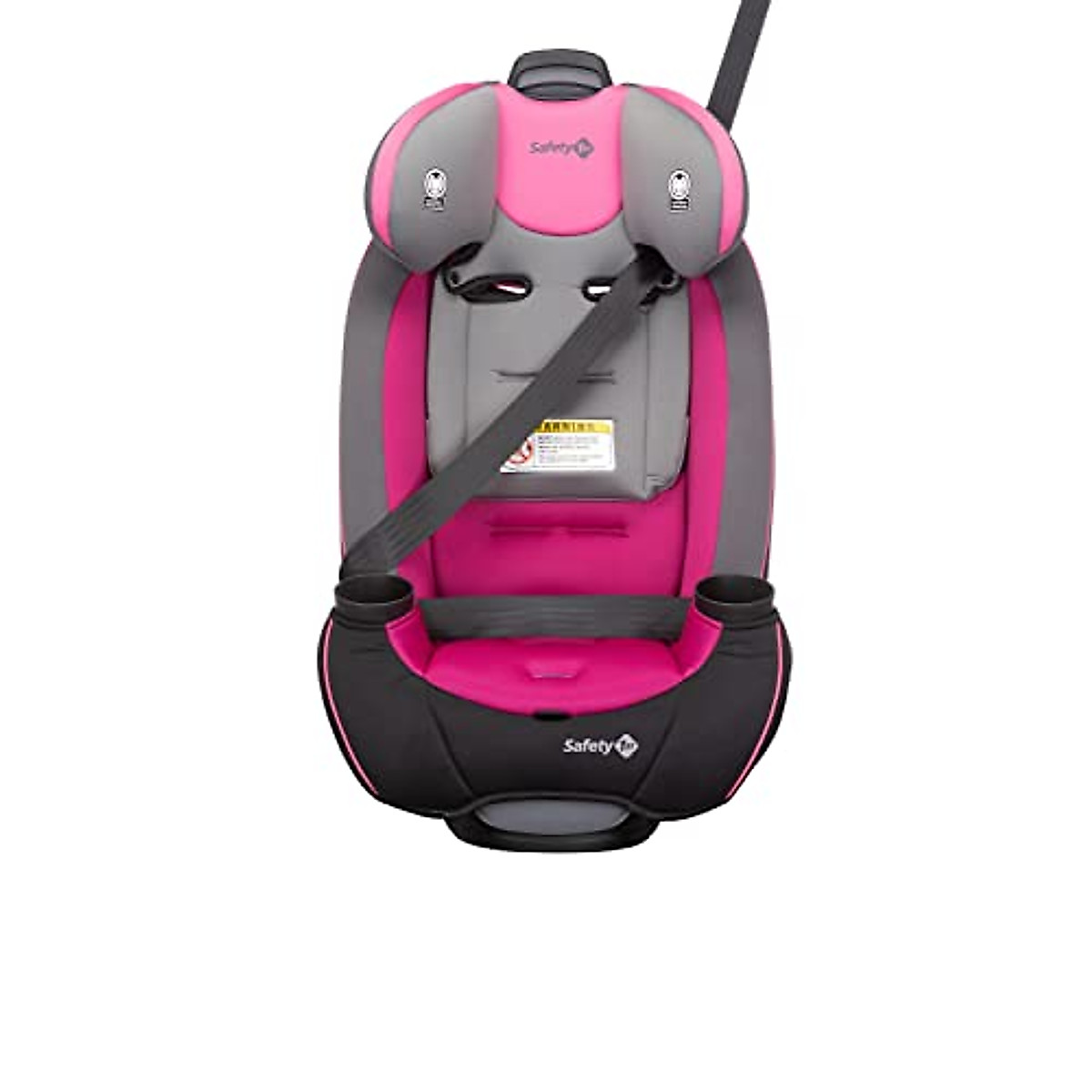 Safety 1st Crosstown All-in-One Convertible Car Seat, Rear-Facing 5-40 pounds, Forward-Facing 22-65 pounds, and Belt-Positioning Booster 40-100 pounds, Tickled Pink