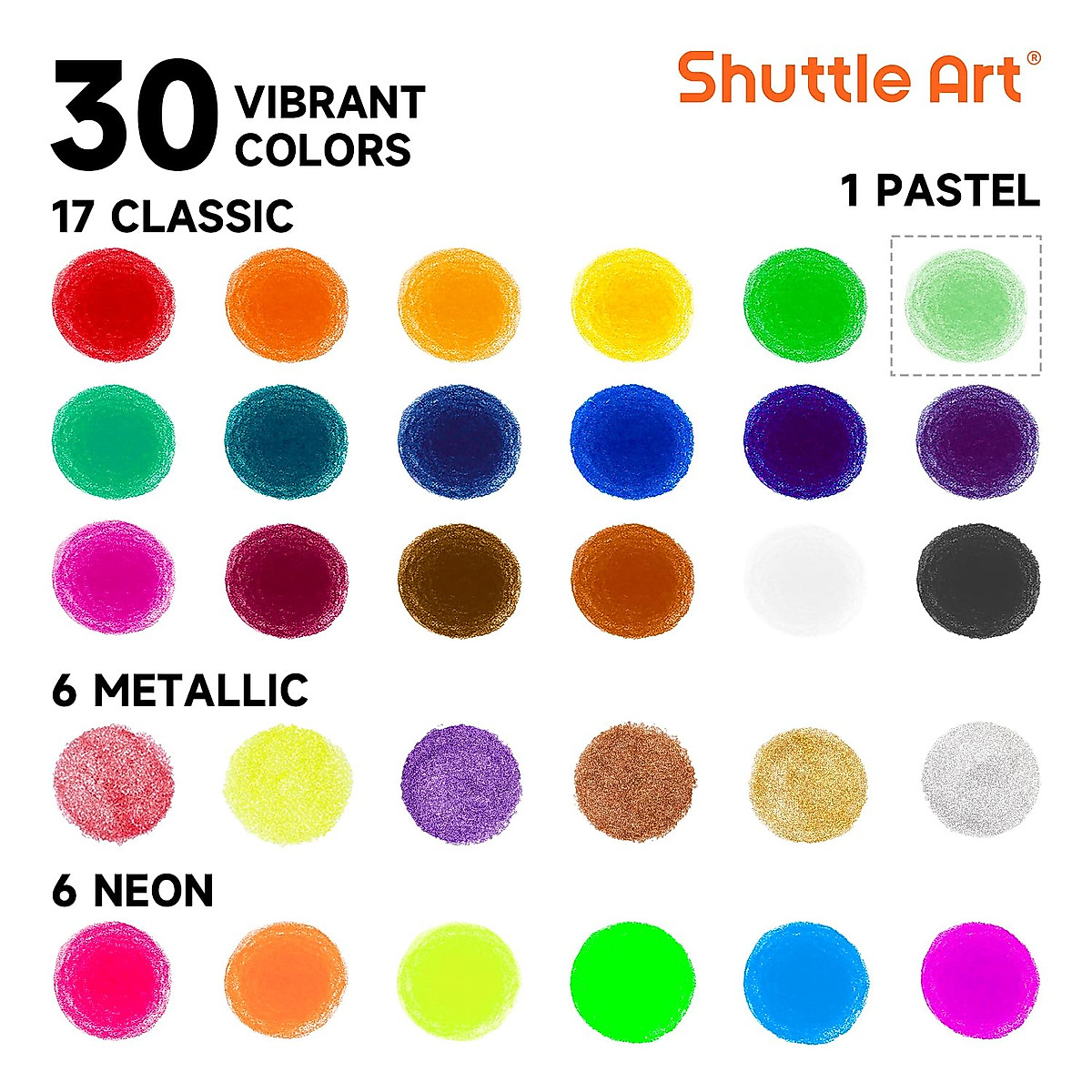 Tempera Paint Sticks, 30 Colors Solid Tempera Paint for Kids, Super Quick-drying, Washable Paint, Works Great on Paper Wood Glass Ceramic Canvas