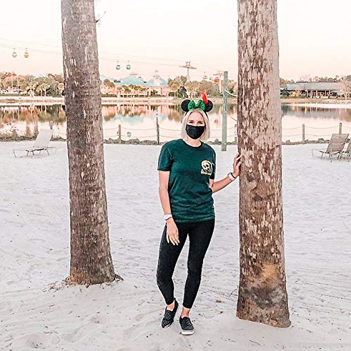 CLGIFT Neverland Mickey Ears, Rainbow Sparkle Mouse Ears, Classic Red Sequin Minnie Ears - Whimsical Ear Designs