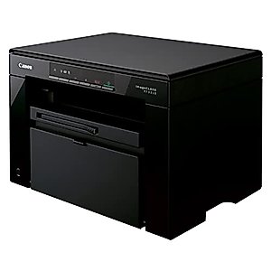 Canon imageCLASS MF3010 All-in-One Wired Monochrome Laser Printer with USB Connectivity, Black - LCD Display, Print Scan Copy - 19 ppm, 600 x 600 dpi, 150-sheet Paper Cassette