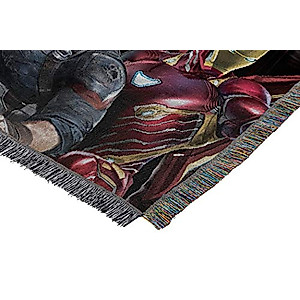 Marvel's Avengers, "Find Them" Woven Tapestry Throw Blanket, 48" x 60", Multi Color