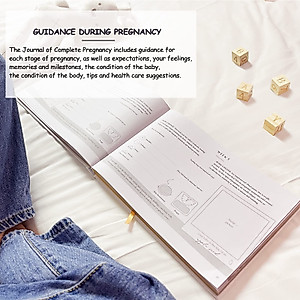 Pregnancy Journals for First Time Moms, My Pregnancy Journal Memory Book, 245 Pages Pregnancy Scrapbook, Baby Journal Pregnancy and First Year Photo Album, Pregnancy Keepsake Planner Book Diary Gifts