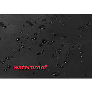 Rowing Machine Cover, Fitness Equipment Protective Cover and Oxford Waterproof Fabric are The Ideal Choice for Indoor and Outdoor use（Black）