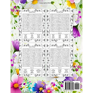 2023 Large Print Word Search Puzzle Book for Adults, Teens, and Seniors: Spring-Themed Brain-Boosting Activity with 100+ Puzzles in Large Font to Reduce Eye Strain and Promote Relaxation.
