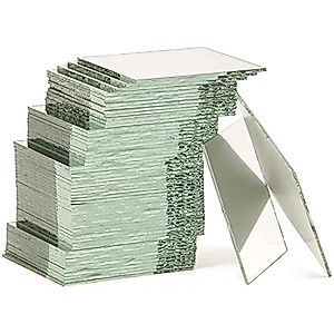 Square Mirror Tiles for DIY Crafts and Home Decorations (2-in, 60-Pack)