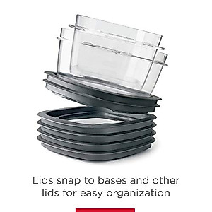 Rubbermaid Meal Prep Premier Food Storage Container, Set of 3, Grey