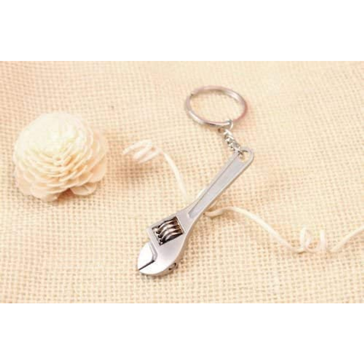 GT//Rotors 10mm Ratchet Wrench Keychain Key Ring (Free Bonus: Toy Spanner Keychain)