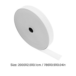 Ciieeo 1 Roll Elastic Band Kintting Waist Band Fold Over Elastic Ribbon Creative Dresses for Pregnant Women Clothes Elastic Strap White Pregnant Woman Sewing Supplies Thicken Polyester