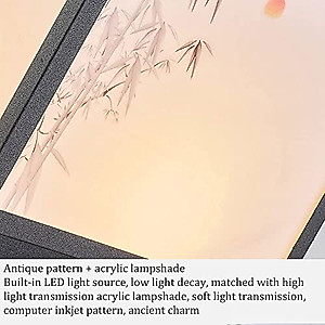 CZLZY Solar Simple Square LED Pillar Lamp Outdoor Post Light Fixtures Waterproof IP54 Courtyard Fence Base Column Light Villa Garden Decoration Landscape Light