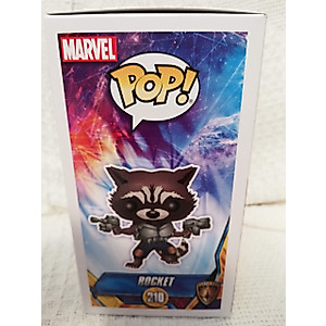 Funko Pop Vinyl Marvel Guardians of the Galaxy Vol. 2 Rocket Raccoon Exclusive Bobblehead Figure 210