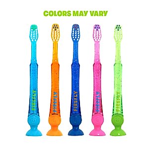 Firefly LightUp Timer Toothbrush with Suction Cup 2 ea (color may vary)