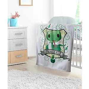 Harry Potter Lightweight Baby Blanket, 30"X40", Whimsical Slytherin Unisex for Infants Girls & Boys