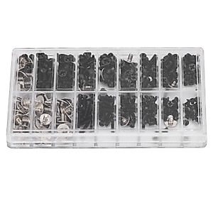 360Pcs M2 M2.5 M3 Cross Screw Kit Computer Screws Kit Alloy Steel Micro Cross Screw Assortment Set Fasteners