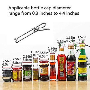 Adjustable Jar Opener, Adjustable Multifunctional Stainless Steel Can Opener Jar Lid Gripper, Manual Jar Bottle Opener Kitchen Accessories