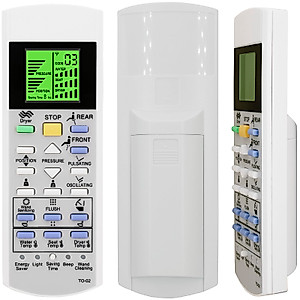 Replacement Remote Control for TOTO Washlet Bidet Toilet Seat SG GL TCF403REGV1 CW512YR WC TCF403EGV1 (UK) TCF6532C3GV1 TCF6532G#NW1 TCF6532SW#NW1 TCF403REG TCF403RESW TCF403REG CW512YR WC