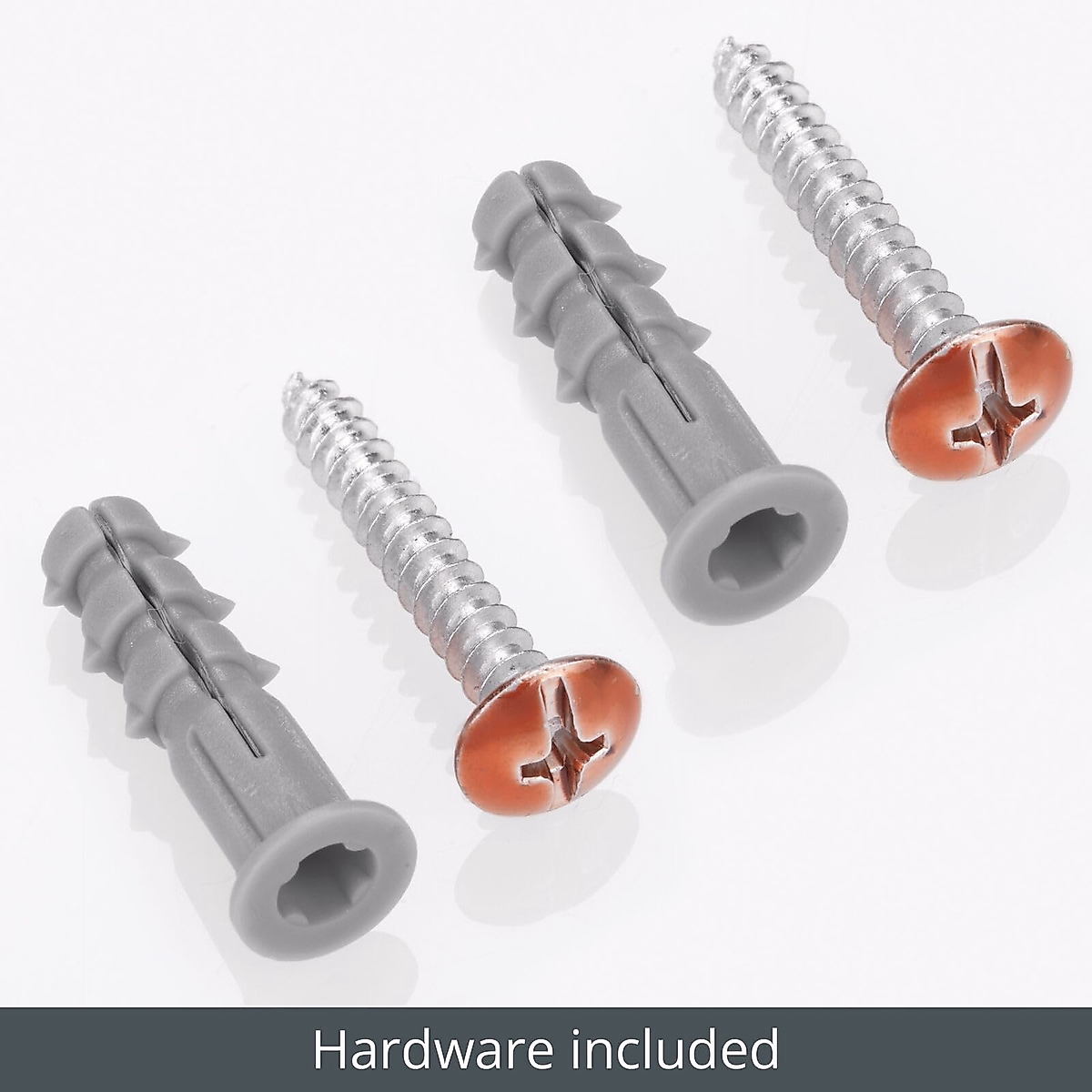 mDesign Steel Wall Mount Bedroom Closet Jewelry Storage Organizer Rack with 8 Hooks/Basket - Decorative Hanger Holder for Necklace, Bracelet, Belt, Accessories - Concerto Collection, Rose Gold