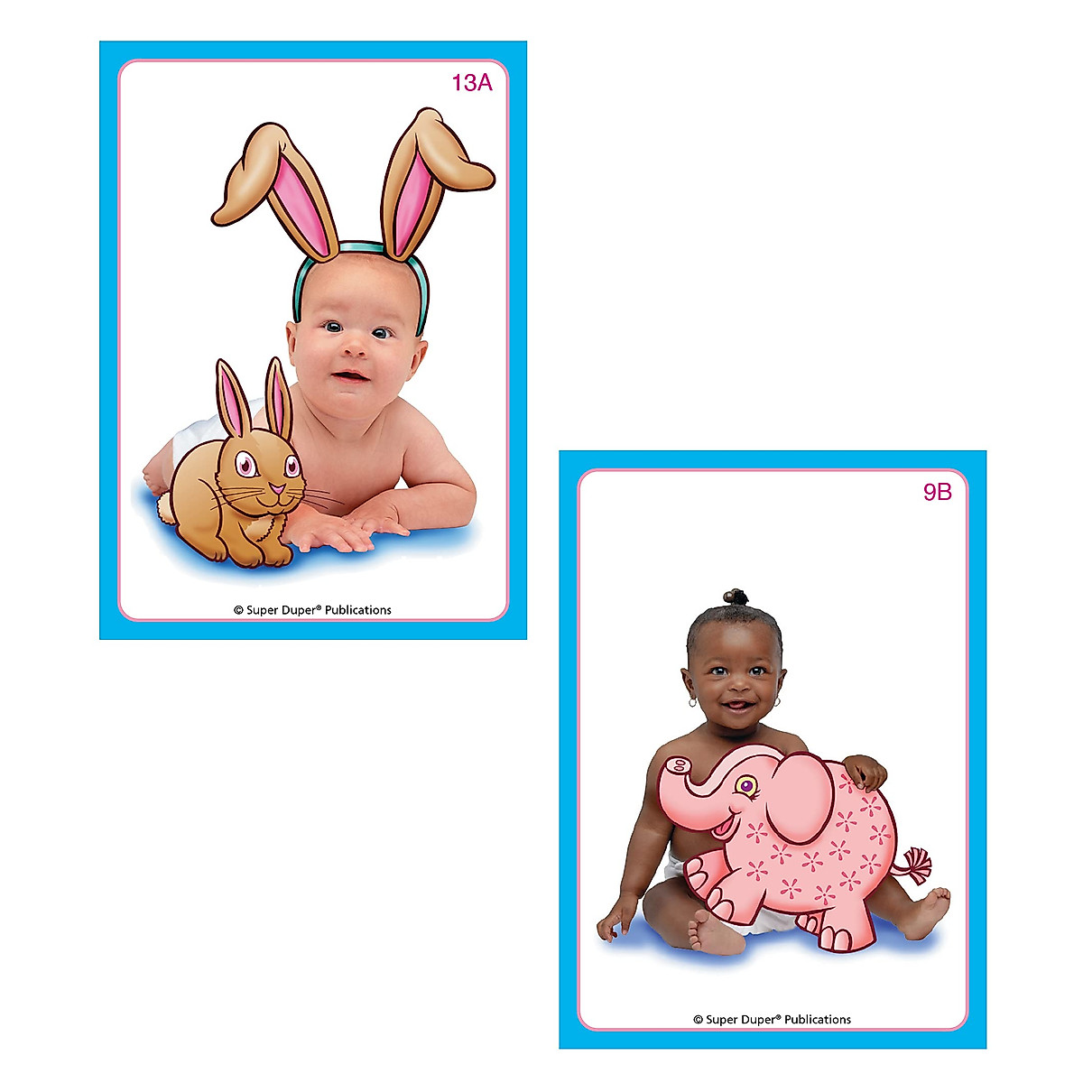 Super Duper Publications | Busy Babies Describing Fun Deck Flash Cards | Educational Learning Resource for Children