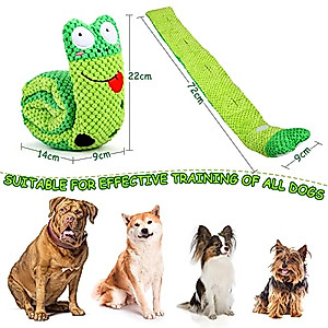 Letsmeet Squeak Dog Toys Stress Release Game for Boredom, Dog Puzzle Toy IQ Training, Snuffle Toys Foraging Instinct Training Suitable for Small Medium and Large Dogs