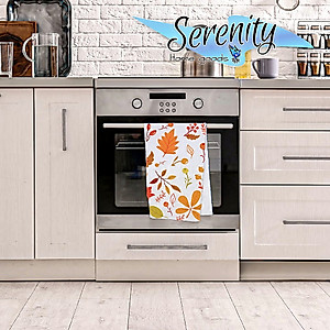 Fall Decor | Fall Decorations Kitchen Towels | Fall Hand Towels For Bathroom | Pumpkin Decor | Autumn Table Decorations | Harvest Thanksgiving Halloween Gnomes