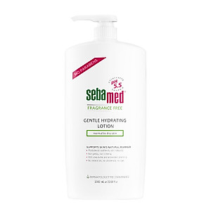 Sebamed Fragrance-Free Gentle Hydrating Lotion Ultra Mild Dermatologist Recommended Moisturizer for Normal To Dry Sensitive Skin 33.8 Fluid Ounces (1 Liter)