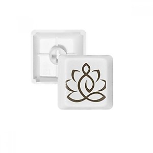 DIYthinker Culture Religion Customs Lotus Figure Keycap Mechanical Keyboard PBT Gaming Upgrade Kit
