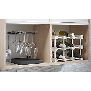 KOHLER K-8628-CHR Wine Glass Drying Rack, Charcoal