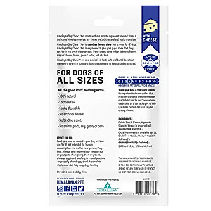 Himalayan Dog Chew Yak Cheese Dog Chews, 100% Natural, Long Lasting, Gluten Free, Healthy & Safe Dog Treats, Lactose & Grain Free, Protein Rich, Medium, 4.5 oz