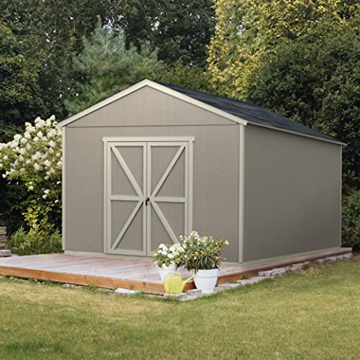Handy Home Products Astoria 12x20 Do-It-Yourself Wooden Storage Shed- Does not Include Floor kit, Paint, or Roofing Shingles
