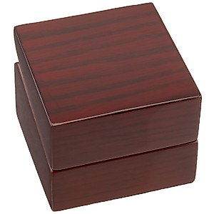 Bulova B2662 Ashton Pocket Watch, Gold-Tone Finish/Mahogany Stain Box