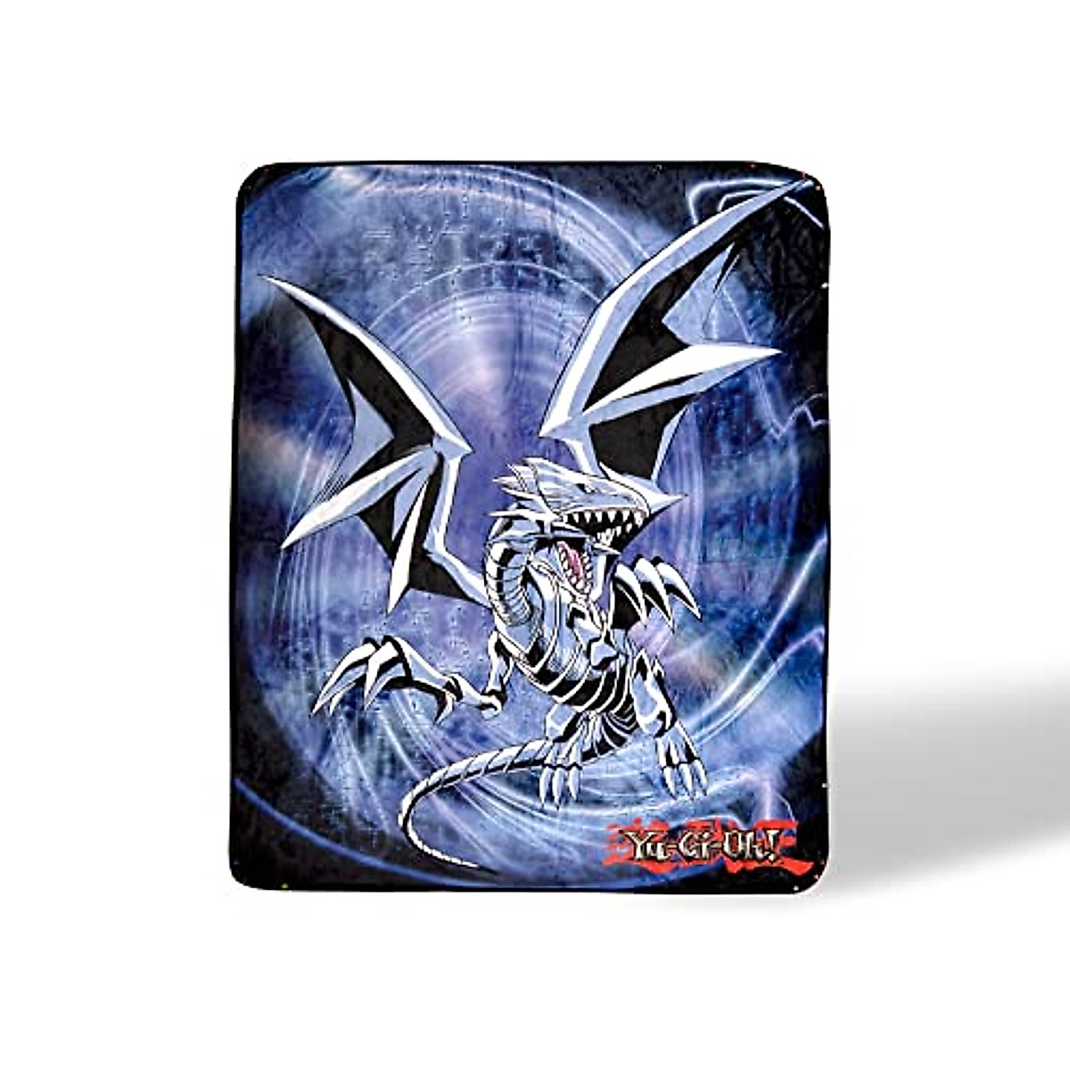 Yu-Gi-Oh! Blue-Eyes White Dragon Fleece Throw Blanket | 45 x 60 Inches