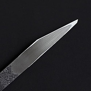 RANSHOU Kiridashi Knife 18mm Right Hand, Japanese Utility Woodworking Knife for Carving, Marking, Sharpening, Razor Sharp Hand Forged Japanese Steel Blade (Shirogami White Paper Steel), Made in JAPAN