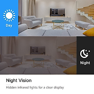 TACUWA Spy Camera Hidden Camera WiFi,Smallest HD Mini Spy Cam for Home Security Easy to Use Wireless Indoor Surveillance with Motion Detection Night Vision