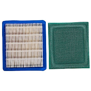 HIFROM 36046 Air Filter with 36634 Pre Filter Replacement for Tecumseh Oh95 Oh195 Ohh50 Ohh55 Ohh60 Ohh65 Vlv50 Vlv55 Vlv60 Vlv66 Vlv126 4 5.5 Hp Engines