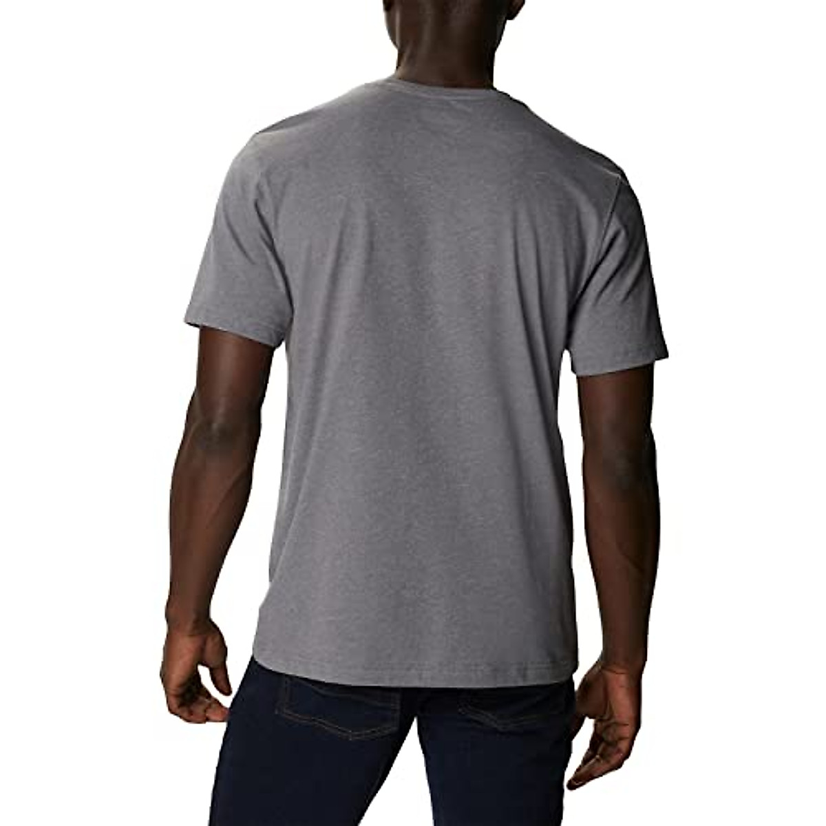 Columbia Mens Thistletown Hills Short Sleeve T-Shirt, City Grey Heather, Large